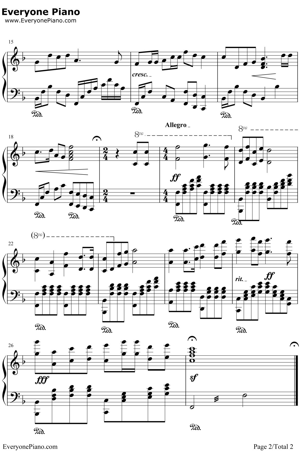 我的祖国钢琴谱 郭兰英 318曲谱